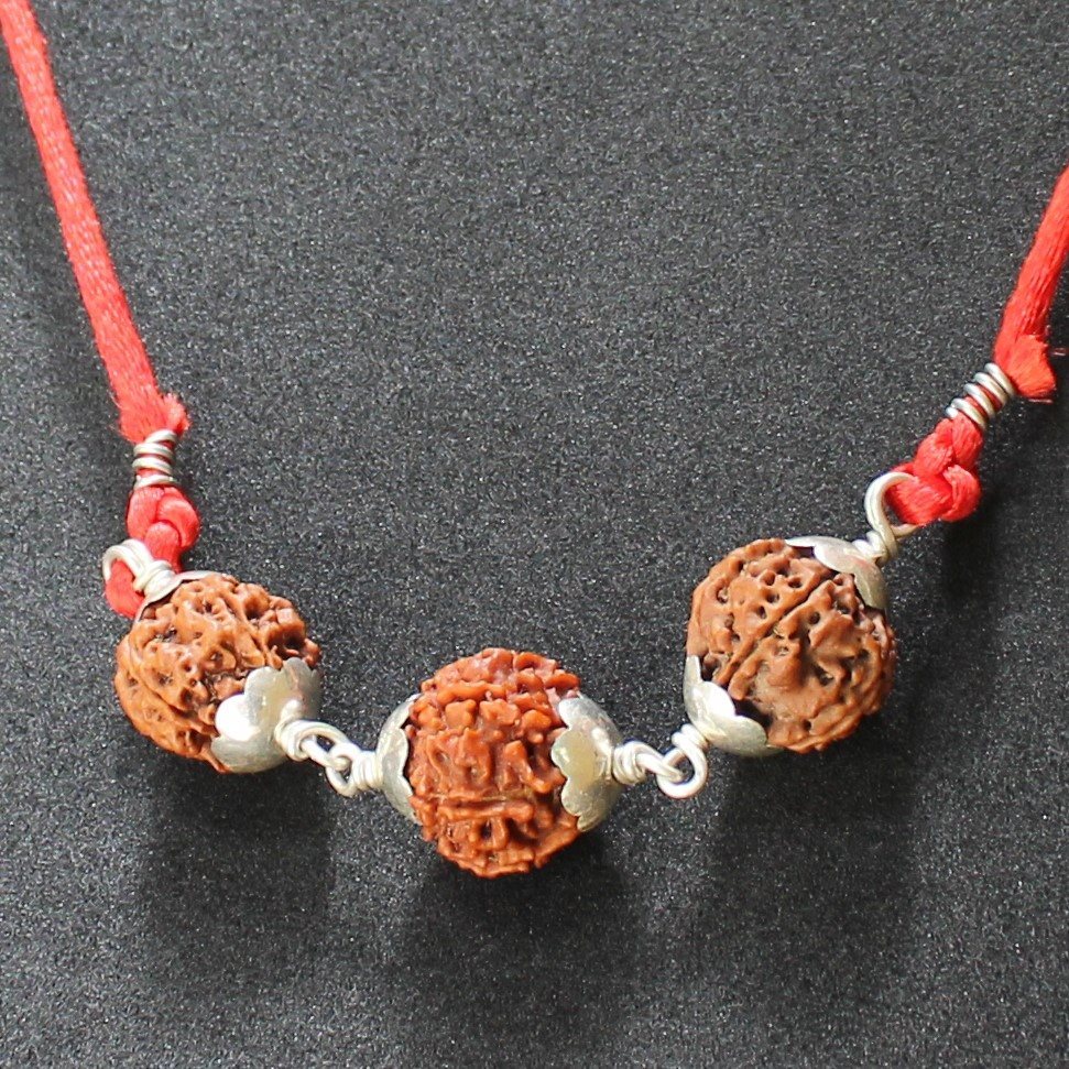 Saraswati mala in Silver - Will power and Wisdom for Students ...