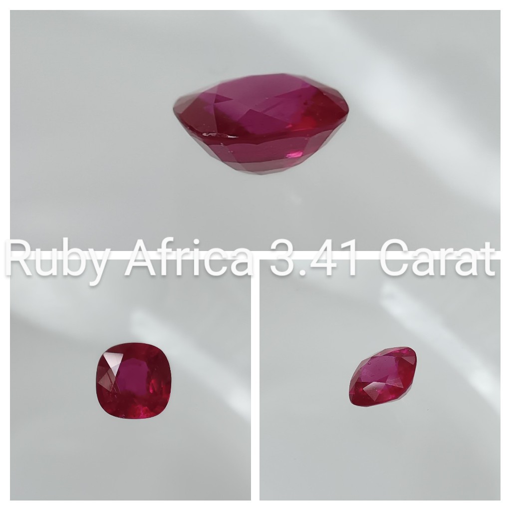 Ruby Africa 3.41 Carat, Product code: RB524. Rudraksha beads of Nepal is used as mala, bracelet ...
