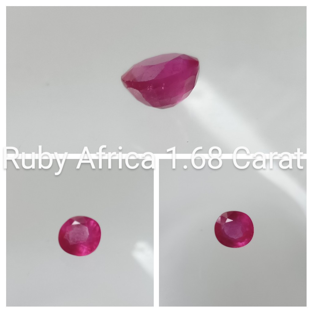 Ruby Africa 4.47 Carat, Product code: RB529. Authentic Rudraksha Beads ...
