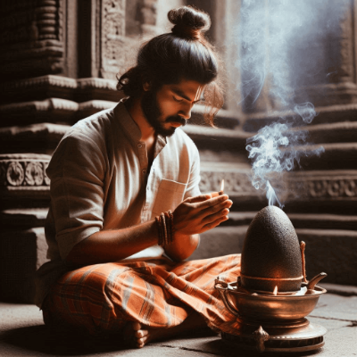 Salagrama - The Holy Stone of Lord Vishnu. Authentic Rudraksha Beads ...